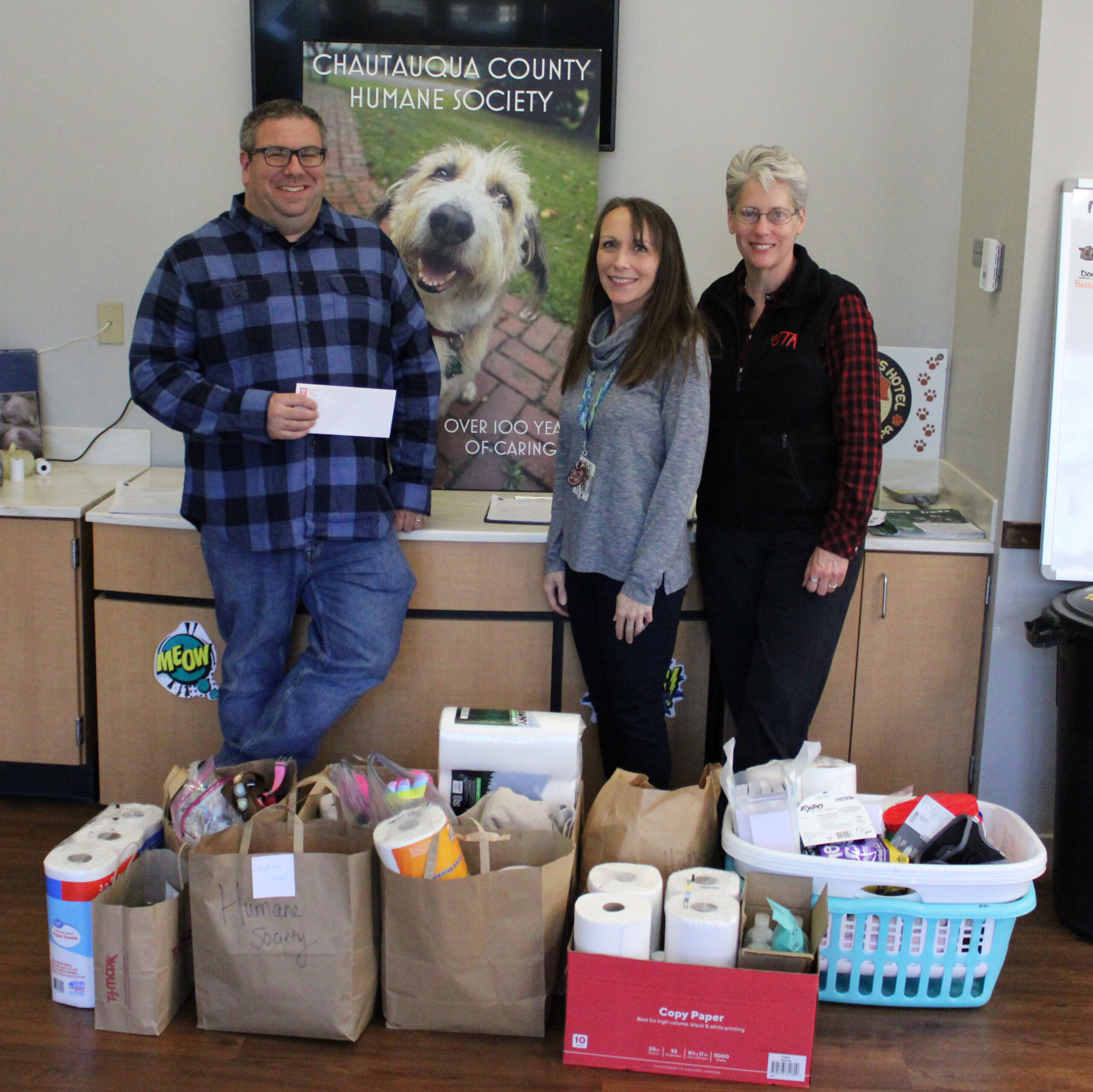 Jamestown Teachers’ Association Makes Donation To Humane Society | News ...
